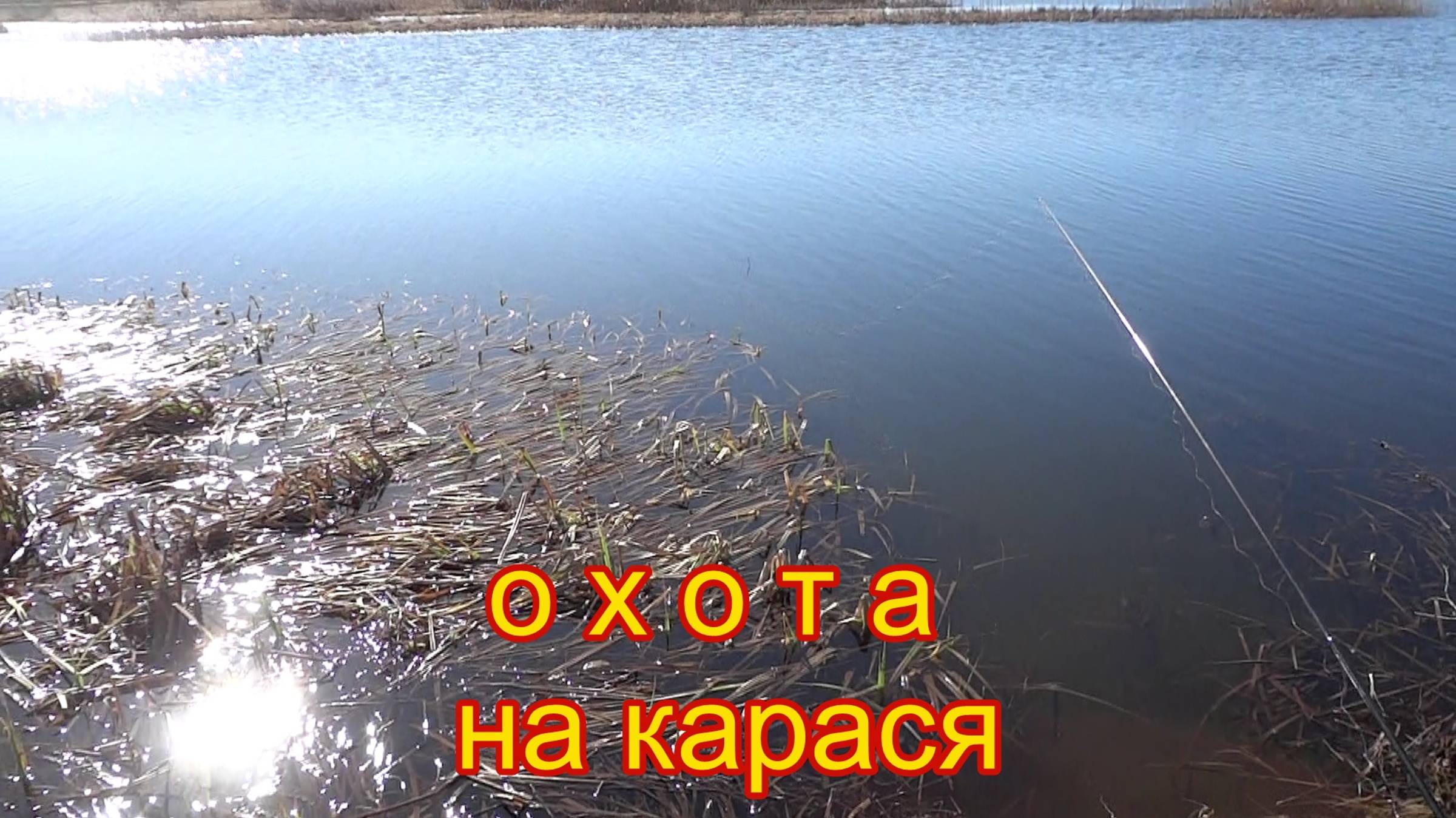 Первый выход за карасиками в этом сезоне.