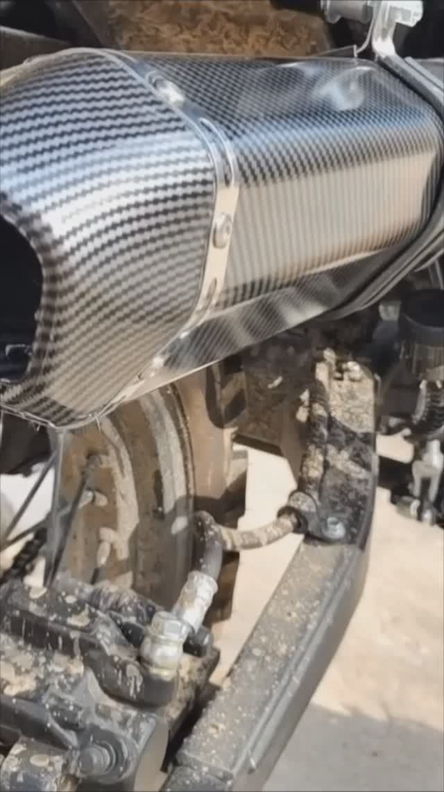 сравнение звука глушителя мотоцикла motoland legend 300, родной и увеличенный глушитель, без флейт