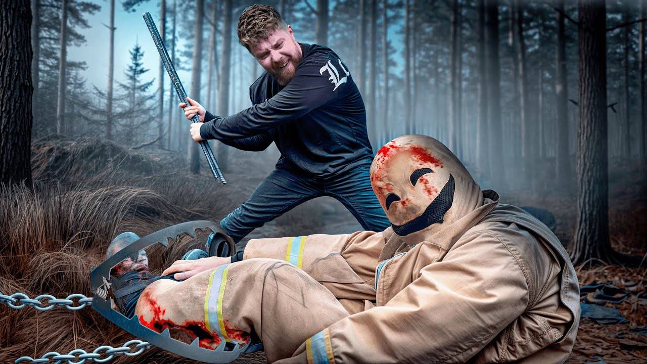 ПОЙМАЛ МАНЬЯКА В ЛОВУШКУ В ЛЕСУ ЧТОБЫ СПАСТИ МАЛЬЧИКА