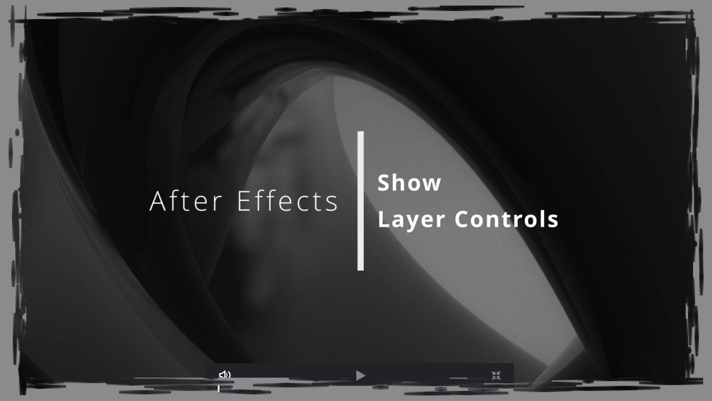 012. After Effects. Show Layer Controls. Горячие Клавиши