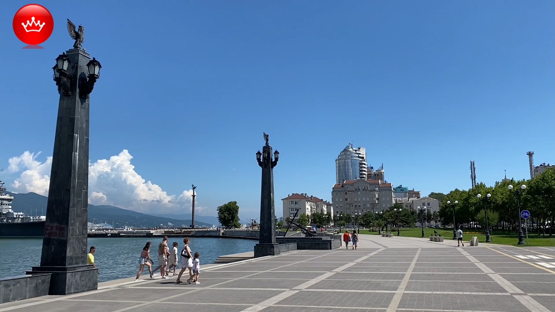 Море Пляж Набережная гуляем в Новороссийске Лето