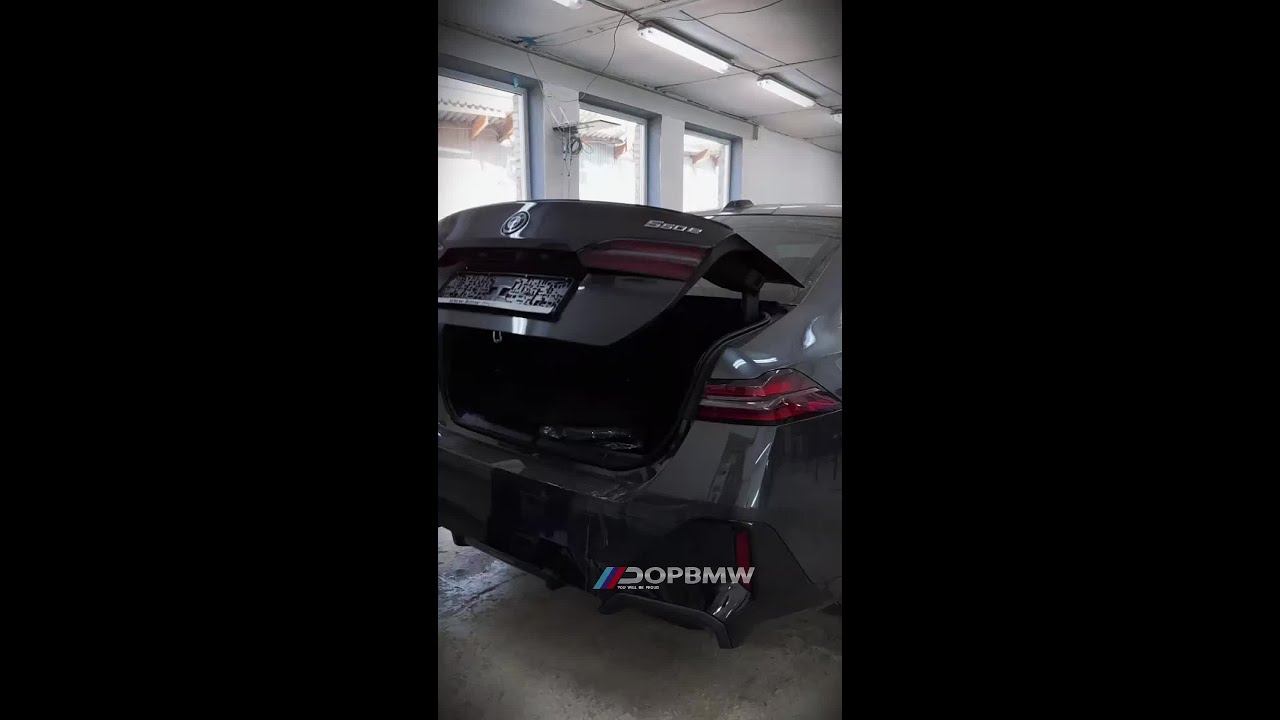 Установили электропривод багажника для #BMW5 G60