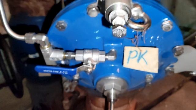 Настройка регулятора давления после себя на теплоносителе до +150