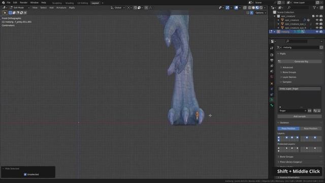 11 06 rigging - rigify tail and toes