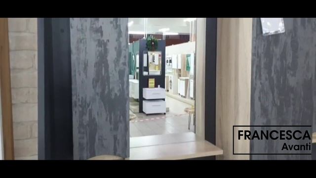 Зеркало-шкаф Венеция Амали 60 графит бетон