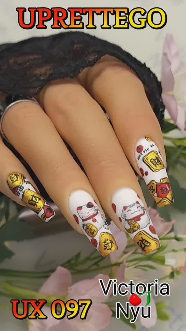 #удача #стемпинг #дизайнногтей #ногти #дизайн #victorianyu #naildesign #uprettego #stampingplates