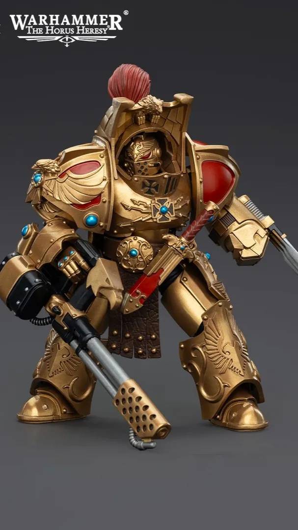 JOYTOY Warhammer 40k Legio Custodes Aquilon Terminator with Firespike