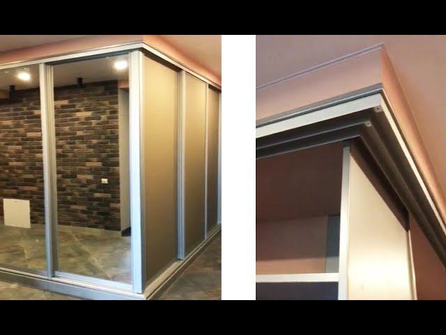 Шкаф Мателак в г образный коридор. Ошибки при подготовке пола под шкаф.