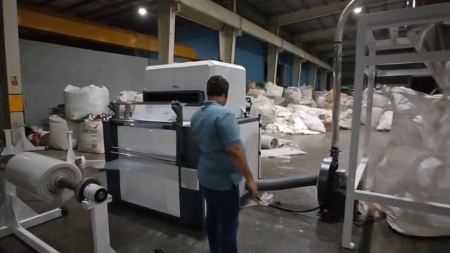 Измельчитель пленки RRPlast (Индия). Переработка отходов. Дробилка.