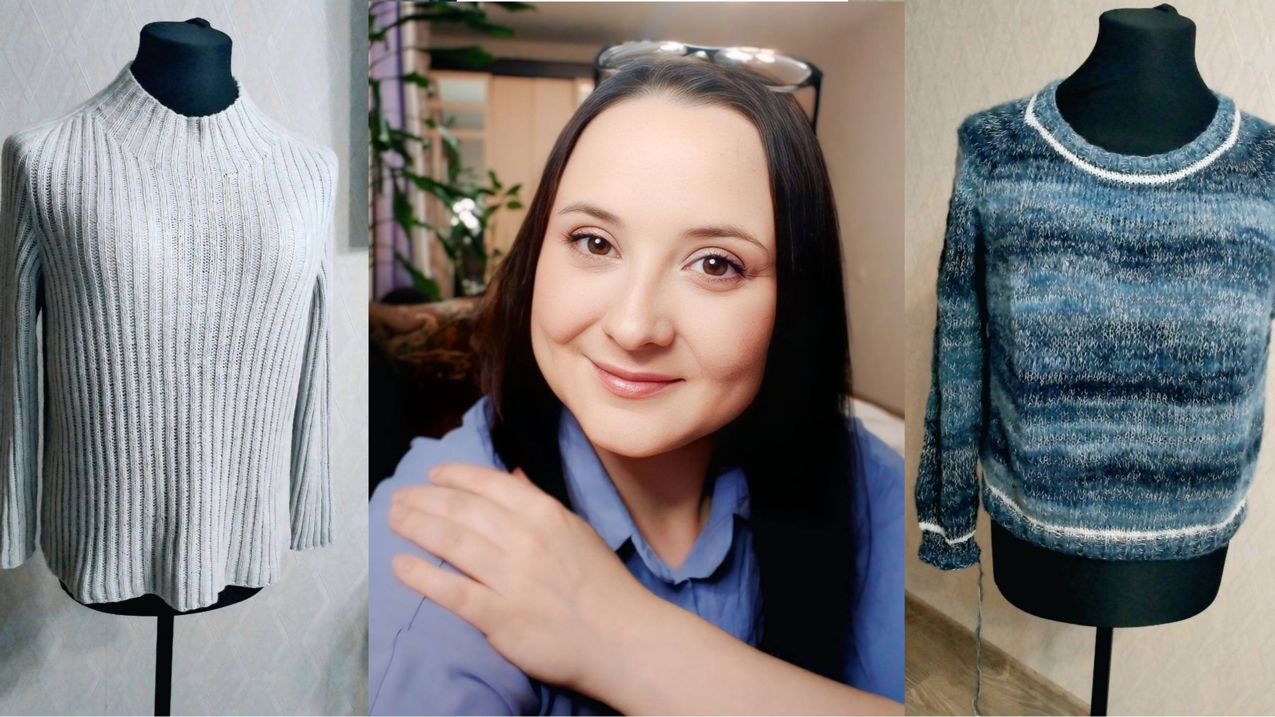 Поболтаем/ покажу готовую работу и процесс/ отвечу на комментарии/ #вязание #водолазкаспицами