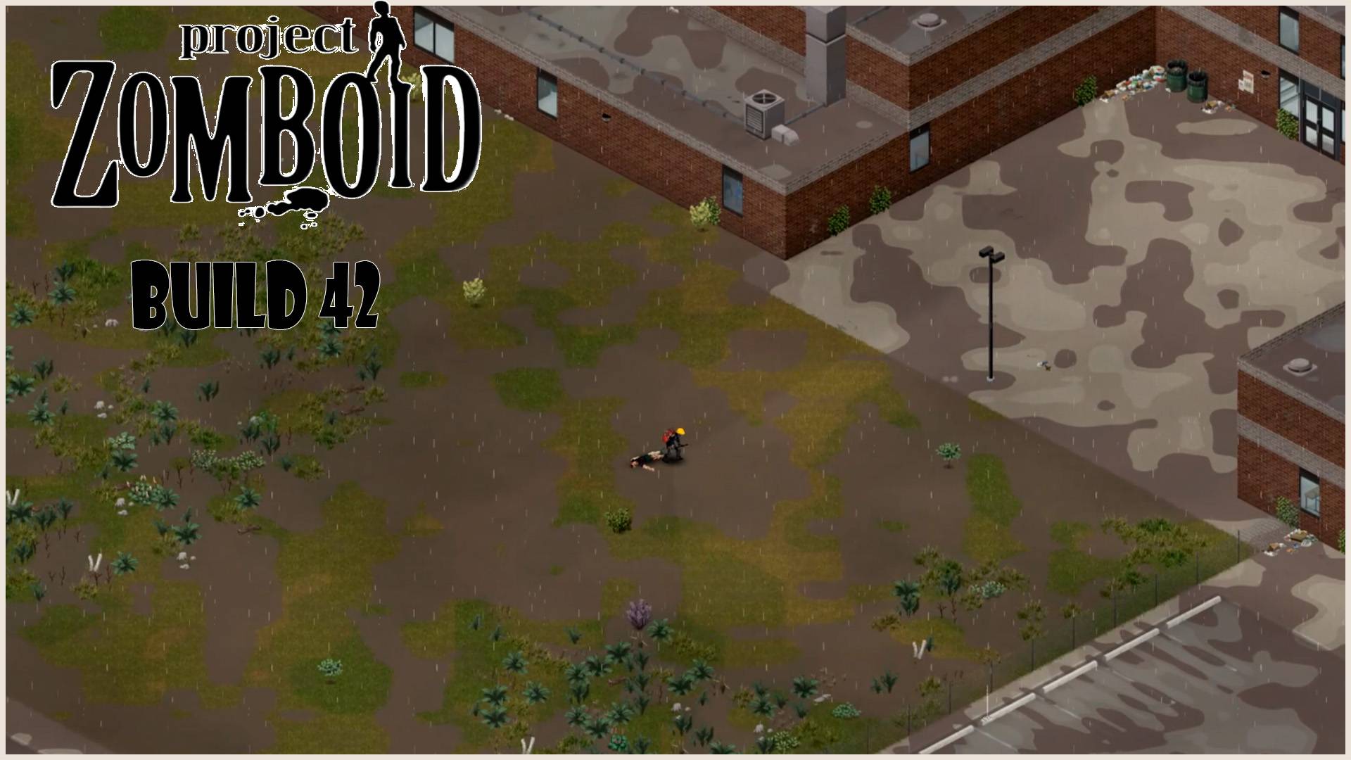 Выживание Project Zomboid Build 42 #12 Попытка зайти в школу #1