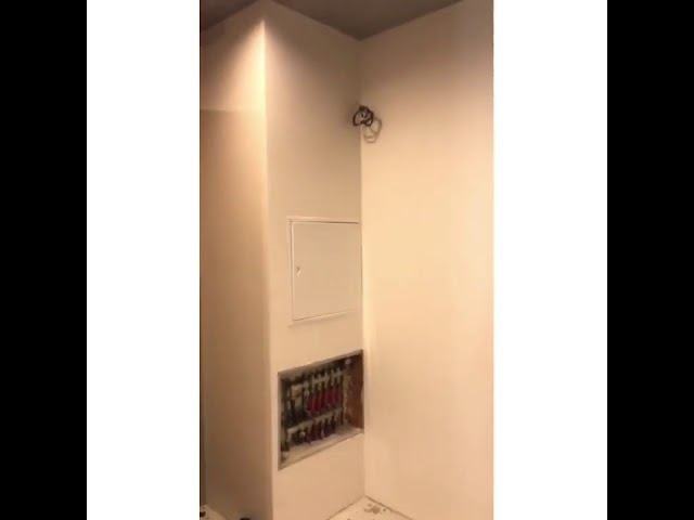 Люк в нише для шкафа купе