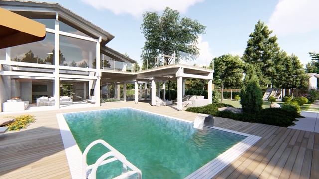 Перспективный вид строящегося объекта в Казани