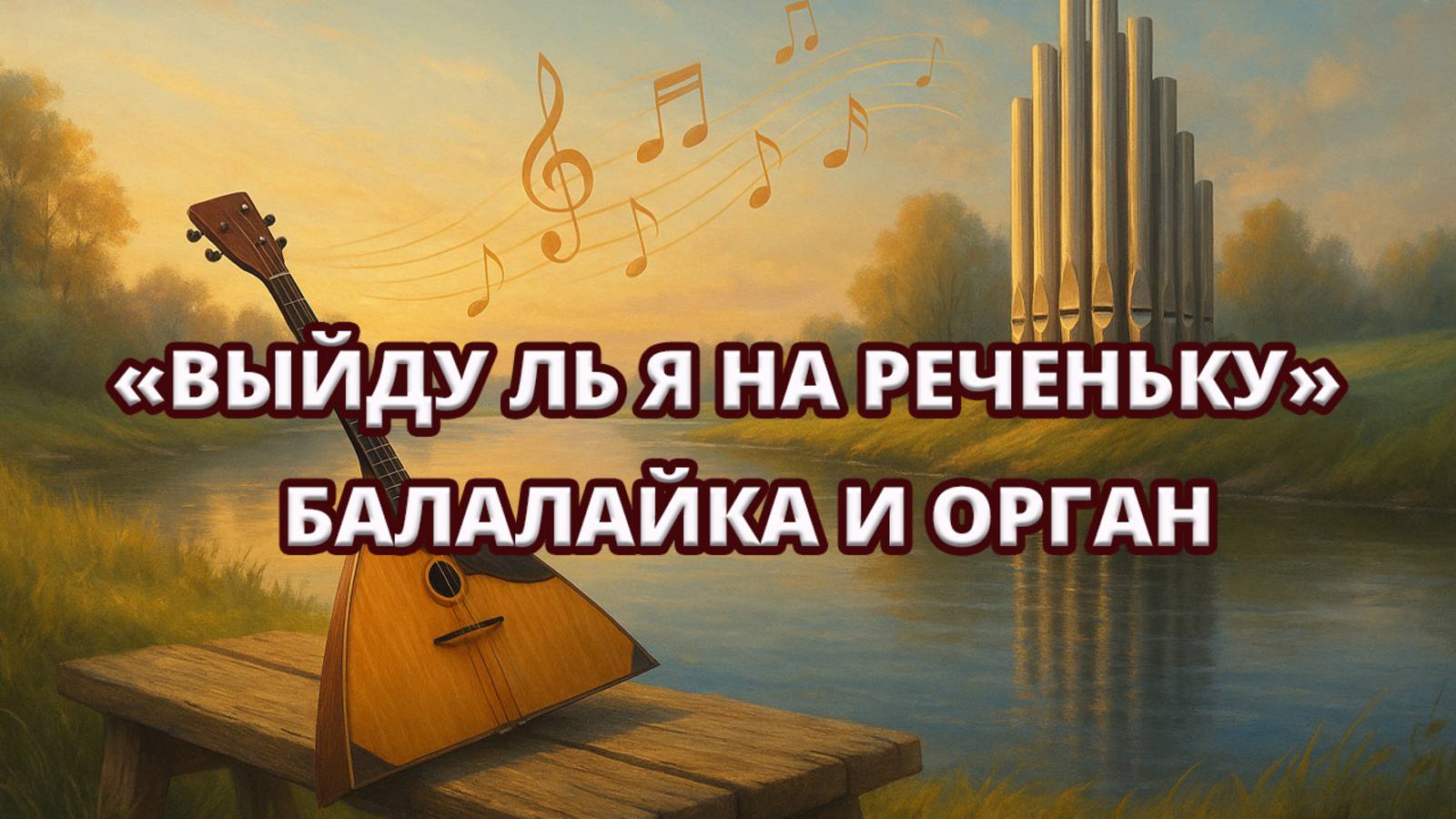 «Выйду ль я на реченьку» 🎶 Андрей Венников (балалайка) и Владимир Кролевский (орган) 🎹✨