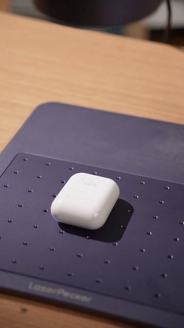Превращаем AirPods в уникальный аксессуар с LaserPecker LP4 #творчество #хобби