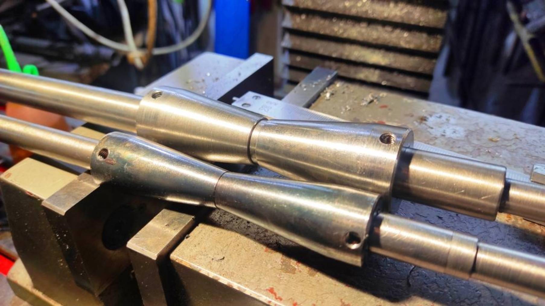 Сделал валики для сборочного станка спицованных колёс.