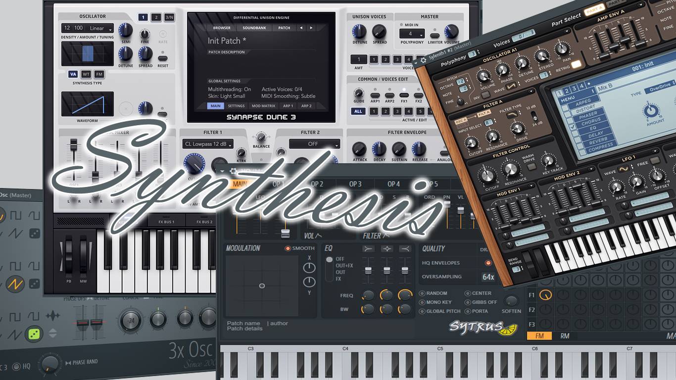 Основные виды синтеза звука для электронной музыки