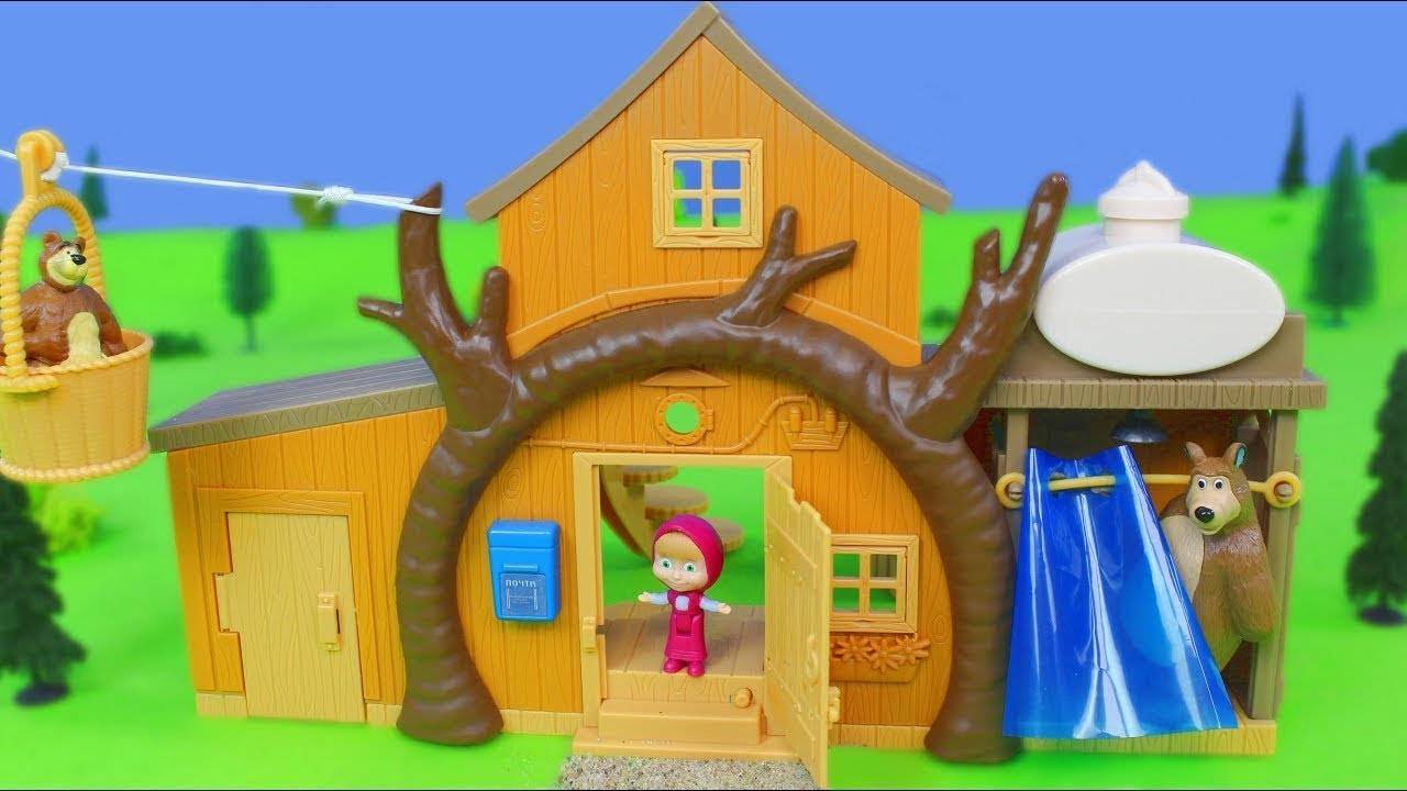 МАША И МЕДВЕДЬ РАСПАКОВКА ИГРУШЕК ИЗ МУЛЬТФИЛЬМА | Игрушки из мультика Маша и Медведь для детей