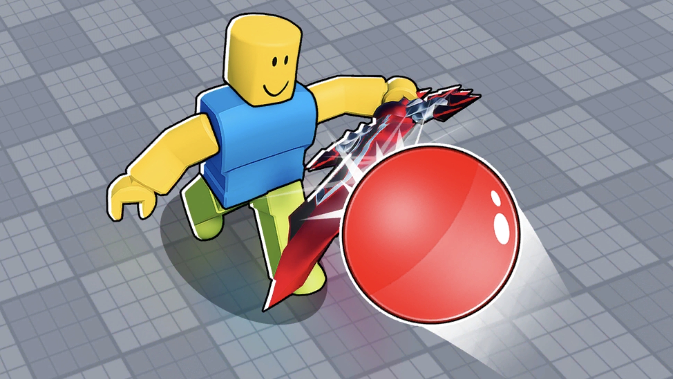 Отбиваю мячи в Роблокс