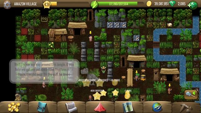 Деревня на Амазонке - Amazon Village | Кетцалькоатль - побочная история | Diggy's Adventure