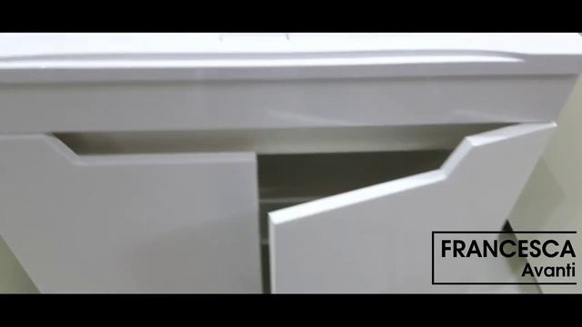 Тумба с раковиной Венеция Неаполь 80 напольная, белый глянец