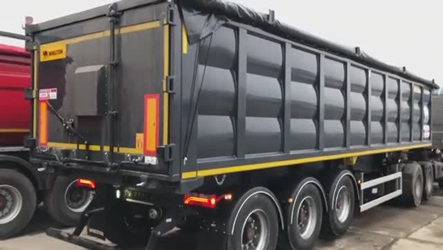 Самосвальный полуприцеп WIELTON NW3S39PKD квадрат 39 м3 (клапан-ворота)