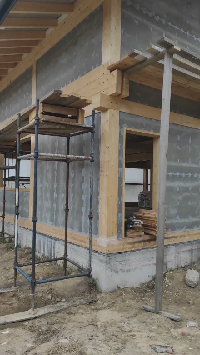 Монтаж ЦСП завершён, следующий этап - герметизация