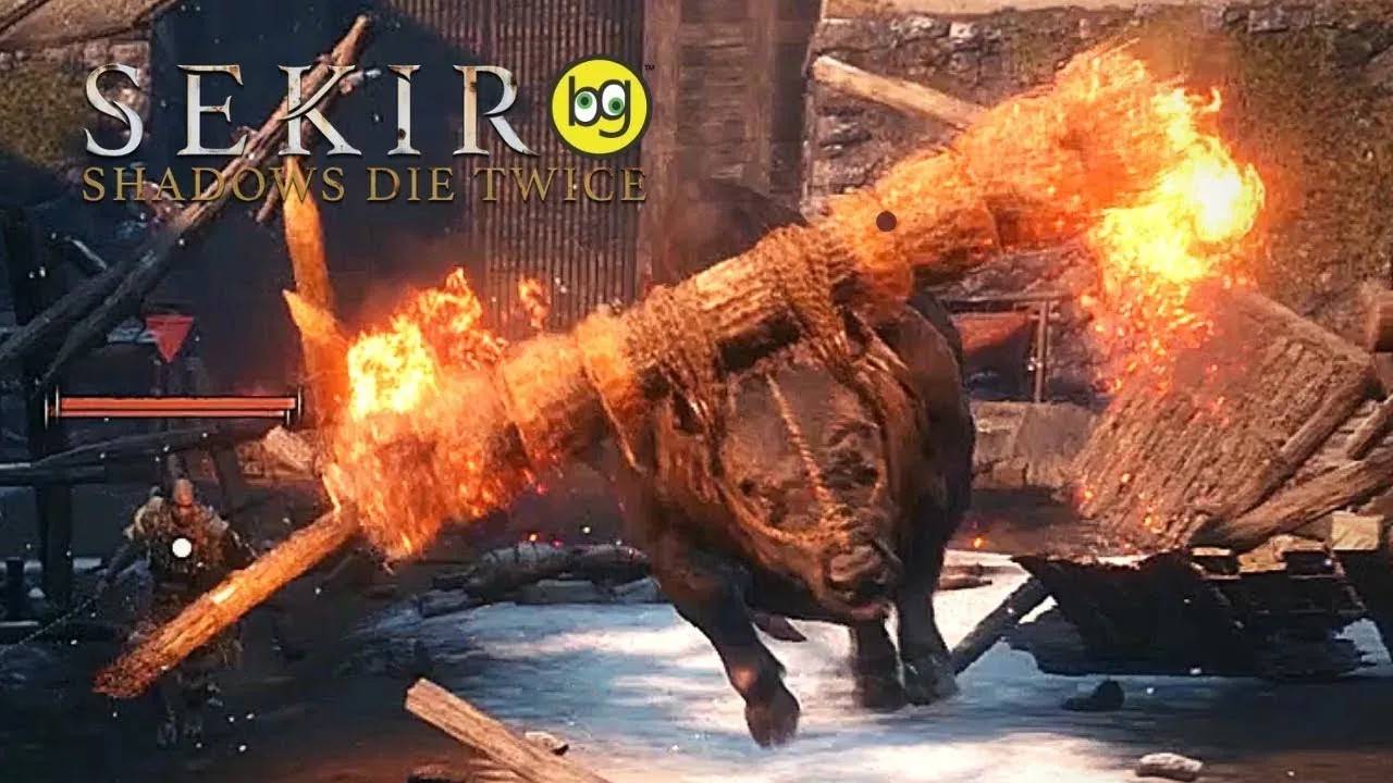 #2 Cекиро.БОСС Огненный БЫЧЕК.