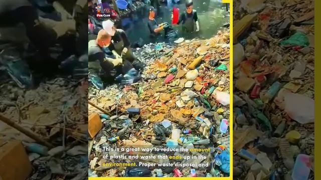 люди чистят реку в Непале