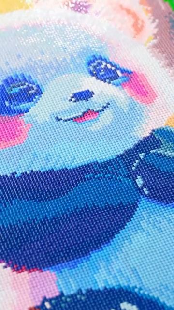 cute panda    #diamondpainting  #diy  #diamondpaintingkits  #handicraft  #relaxation