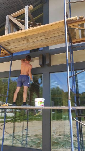 Декоративная штукатурка фасада дома