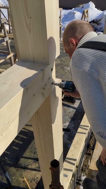 Сборка каркаса с применением конструкционных саморезов