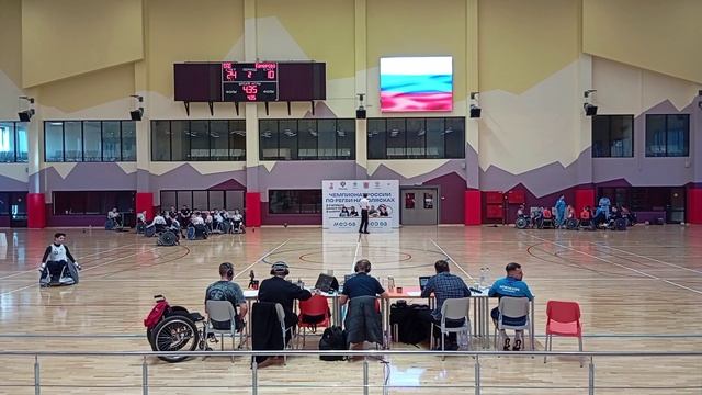 ЧР по регби на колясках. СПб, 02.04.2025 - 07.04.2025. С-Петербург – Кемеровская обл. 03.04.2025