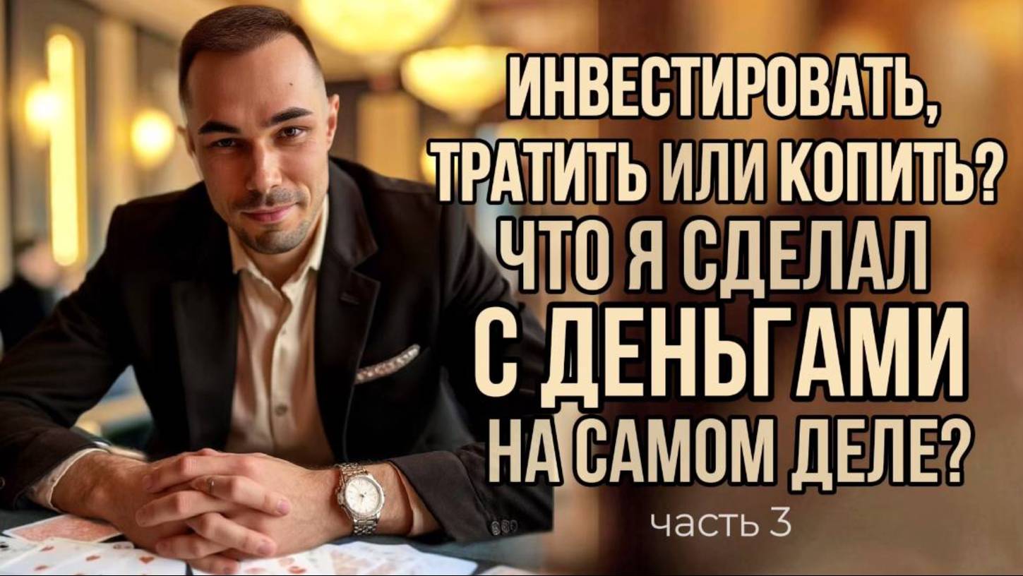 КУДА ПРАВИЛЬНО НАПРАВЛЯТЬ ДЕНЬГИ: ИНВЕСТИРОВАТЬ, КОПИТЬ ИЛИ ТРАТИТЬ? ОСОЗНАННОСТЬ БЕЗ ИЛЛЮЗИЙ.