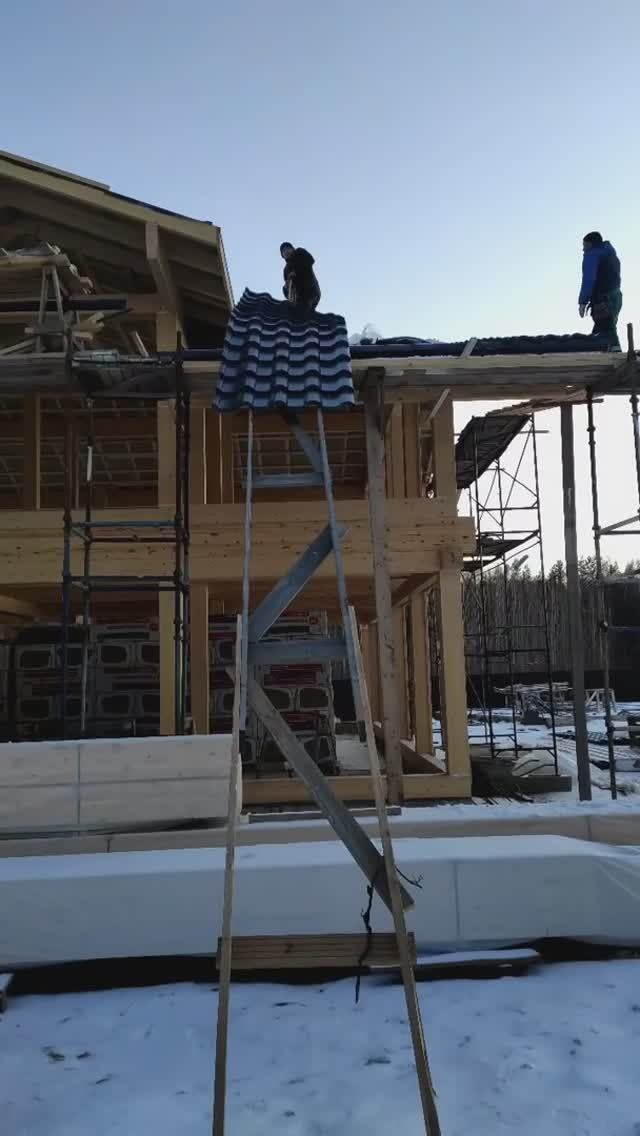 Кровля дома, подготовка под металлочерепицу