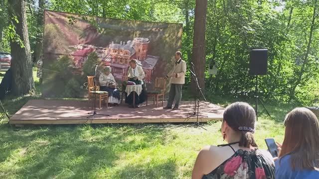 Сцены из романа И С  Тургенева Дворянское гнездо  Театральный коллектив Жили Были