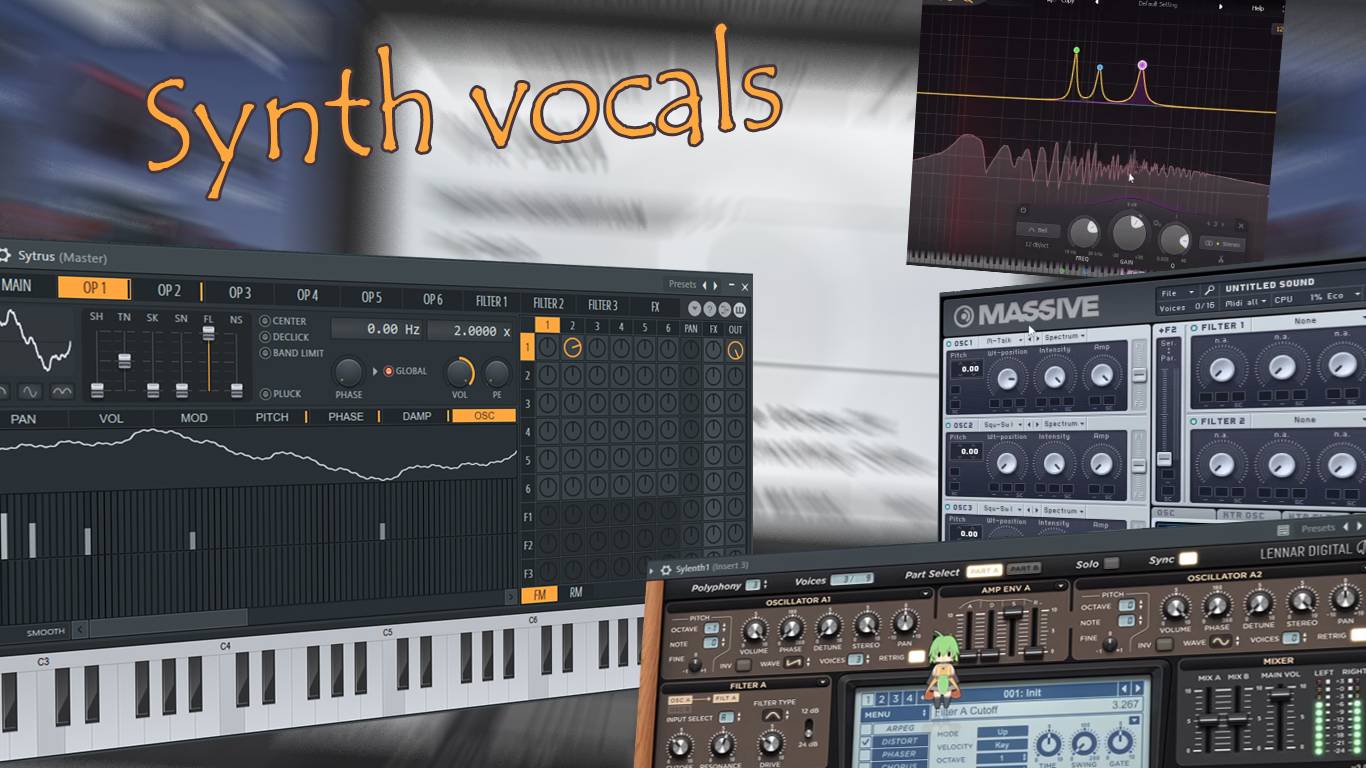 Разные способы синтеза голосовых звуков для электронной музыки