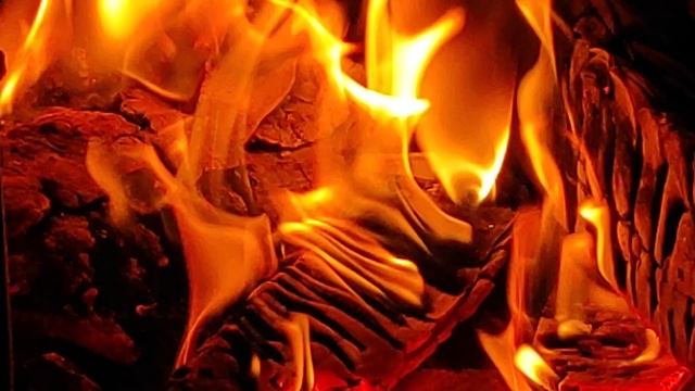 Огонь в печи