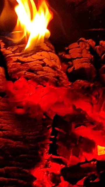 Огонь в печи