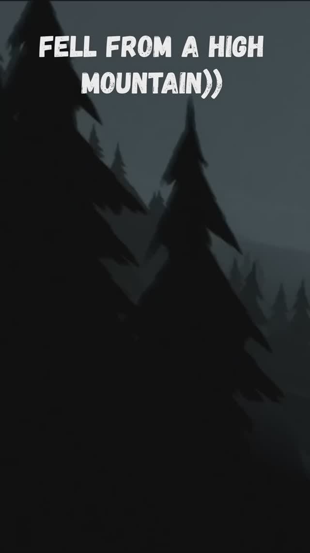 я пробил стену и свалился с огромной горы )) #монстр #игра #ужасы #страх #смешно #высота #гора