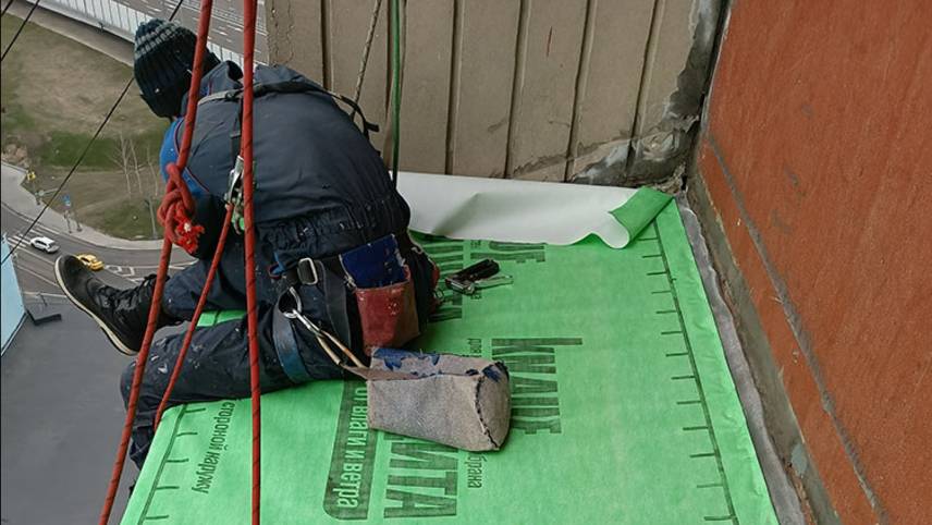 Козырек с утеплением