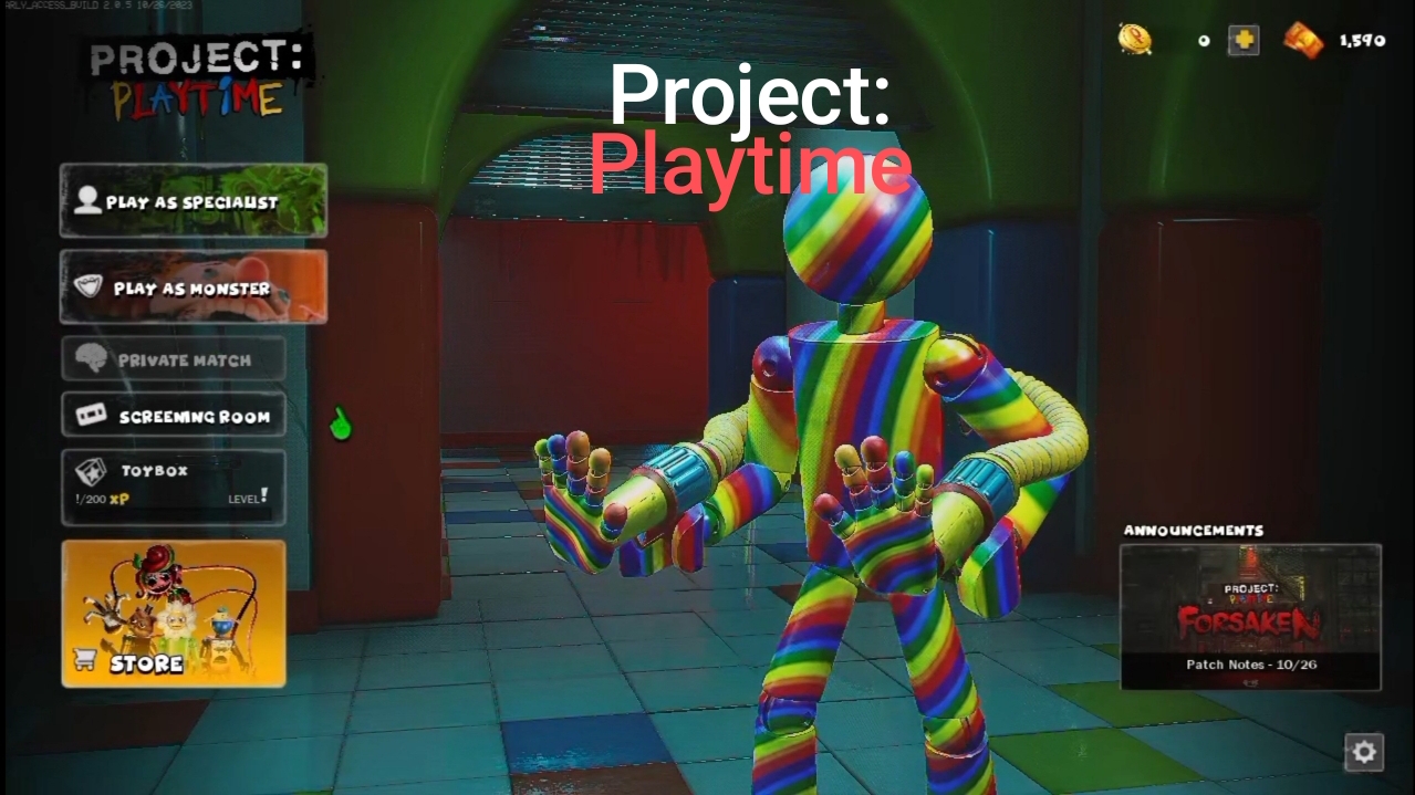 Играю в Project Playtime на ПК
