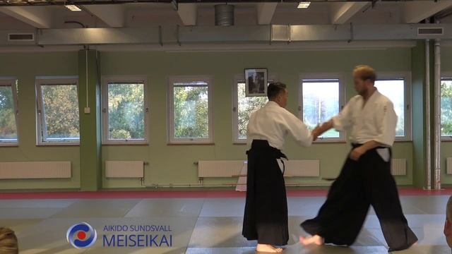 2 Aikido Ai Hanmi Kokyo Nage, Shishiya Sensei Malmö 2018