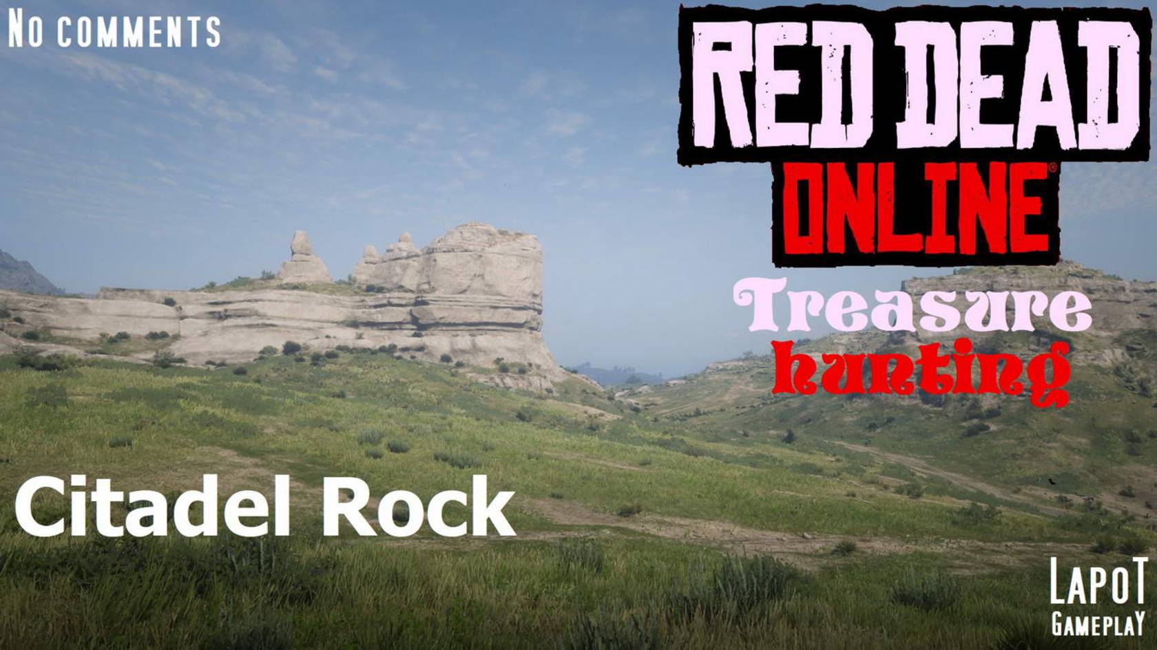 Red Dead Online. Treasure hunting. Citadel Rock / Карта сокровищ Скала Ситадел