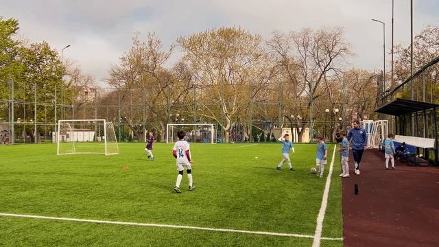 26-04-2025 года. ДЮФЛ РК 2024-2025. ДЮФК 2017-1 - ДЮФК 2016-2. 1 тайм