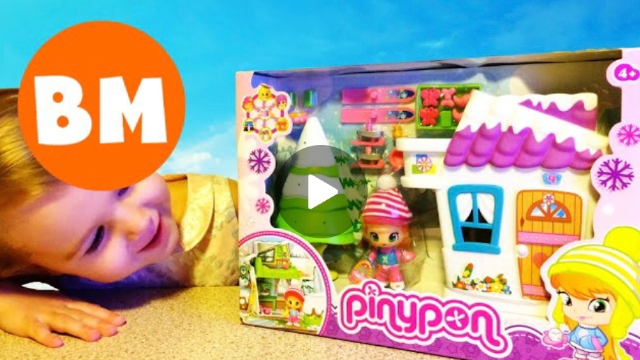 Пинипон Зимний домик Куклы для девочек