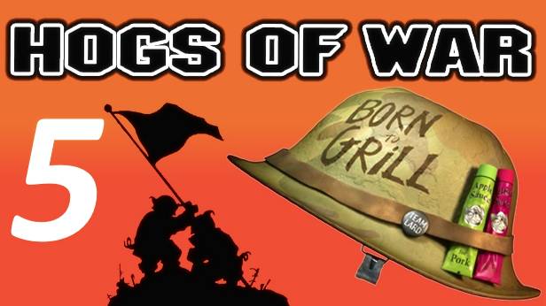 Hogs of War - Война Свиней ● КРАСНЫЕ СВИНЬИ ПРОСЯТ ОГНЯ ►🐷🔥💣#5
