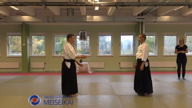 16 Aikido Shomen Uchi Ikkyo Omote, Shishiya Sensei Malmö 2018