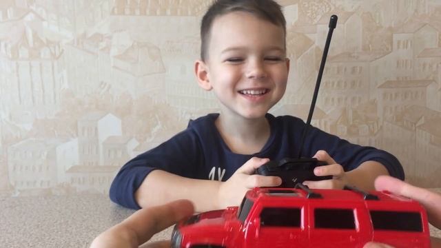 ВМ: Распаковка Машинка Хаммер на радиоуправлении