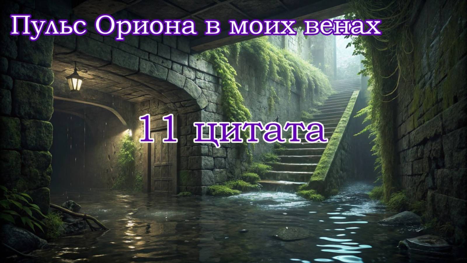 Пульс Ориона в моих венах. 1 глава, 11 цитата.